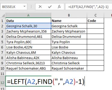 How To Extract First Middle And Last Name From One Cell Into Separate Cells In Excel