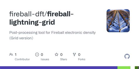 Github Fireball Dft Fireball Lightning Grid Post Processing Tool For Fireball Electronic