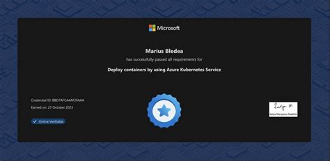 Marius Bledea On Linkedin Microsoftappliedskills Azure
