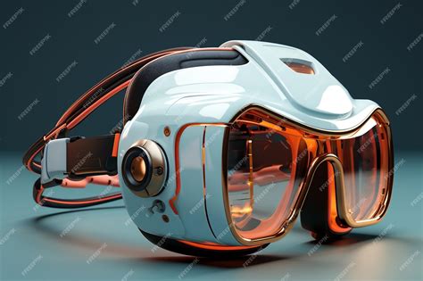 Premium Ai Image Futuristic Virtual Glasses Vr Headsets Technology