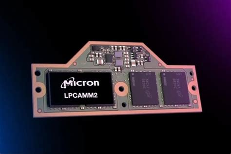 Micron Launches Lpddr5x Based Lpcamm2 Memory