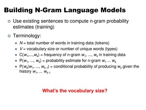 ppt n gram language models powerpoint presentation free download
