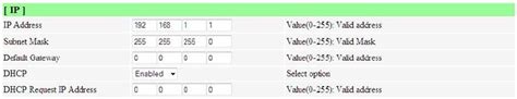 Tcpip Setting