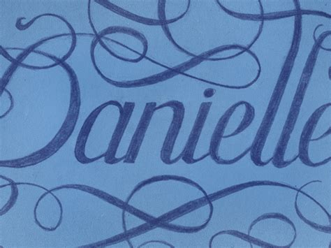 D Is For Danielle By Joseph Alessio On Dribbble