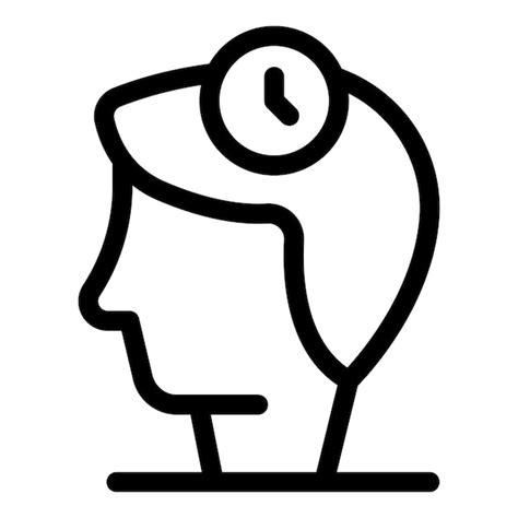 Premium Vector Person Managing Time Effectively Clock Inside Head