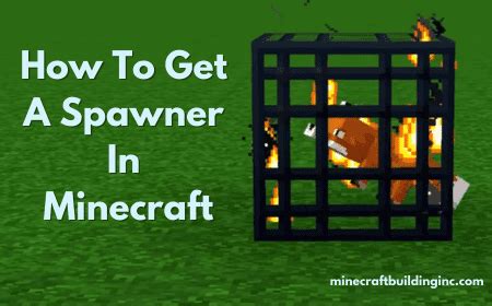 How To Get A Spawner In Minecraft Minecraft Building Inc
