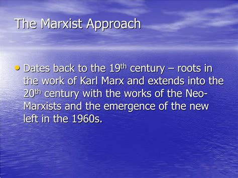 Ppt The Marxist Approach Powerpoint Presentation Free Download Id