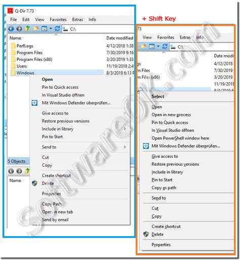 I Would Like To Add Q Dir To Windows System Shell Context Menu