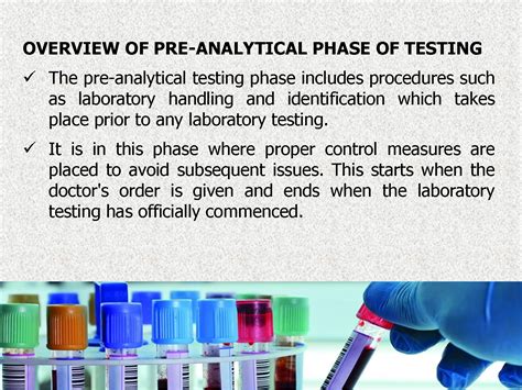 Solution Pre Analytical Phase Of Testing Studypool