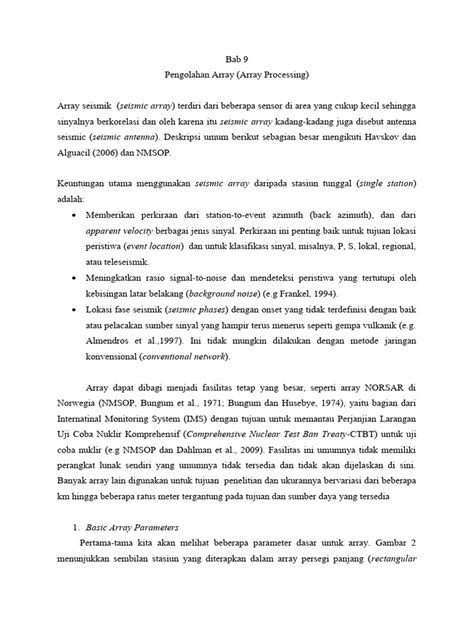 Basic Array Pdf