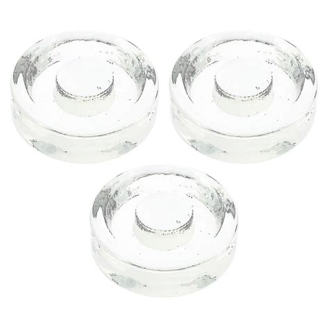 3pcs Fermentation Glass Weights Wide Mouth Jars Pickle Bottles Sealing