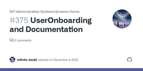 useronboarding and documentation · issue 375 · nit administrative