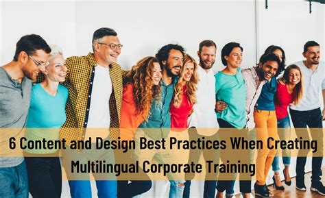 Effective Strategies For Multilingual Corporate Training Design Capytech