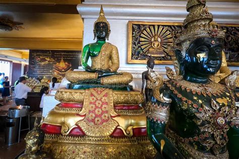 Emerald Buddha In Wat Phra Kaew Buddhist Temple Bangkok Thailand
