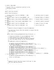 Histogram Java Author Maya Webb Purpose This Is A Potential Solution To The