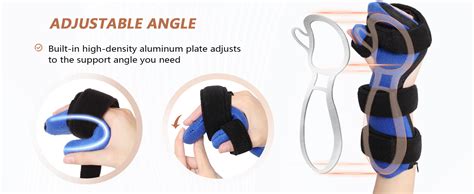 Scurnhau Resting Hand Splint Stroke Hand Brace With Finger Support Hand Splint For