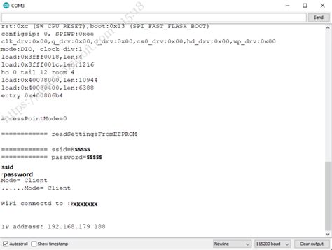 Esp32 Wifi Manager To Manage Ssid And Password Using Eeprom