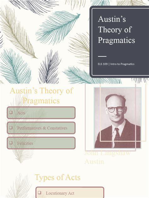 Austins Theory Of Pragmatics Pdf