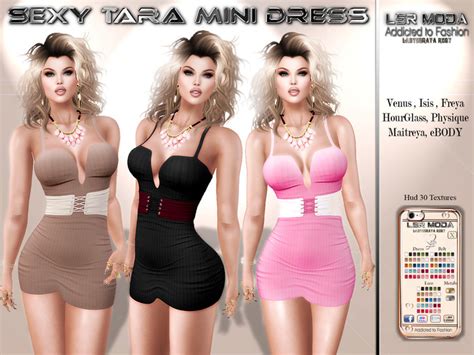 Second Life Marketplace Lsr Sexy Tara Mini Dress