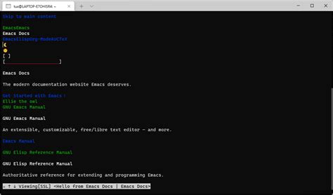 Introducing Emacs Docs The Modern Documentation Website For Emacs You
