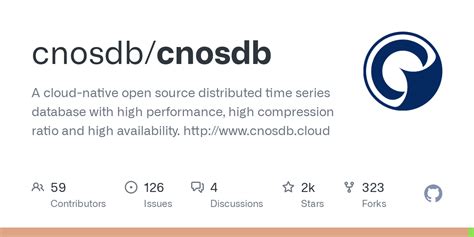 Github Cnosdbcnosdb A Cloud Native Open Source Distributed Time