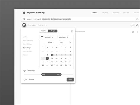 Date Range Selection by César Neri on Dribbble