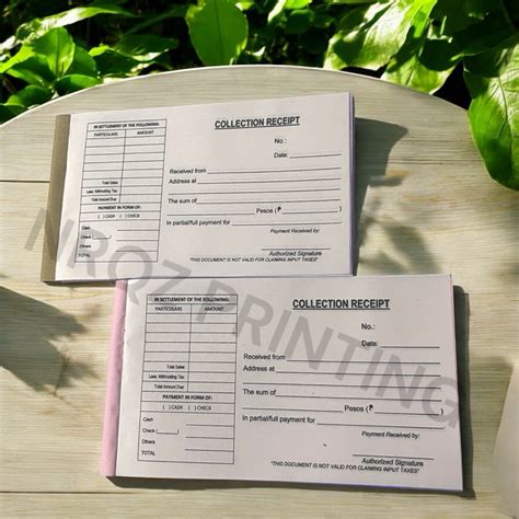 Generic Collection Recept Carbonized Duplicate Shopee Philippines