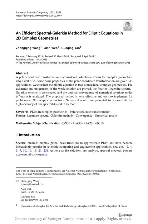 An Efficient Spectral Galerkin Method For Elliptic Equations In 2d
