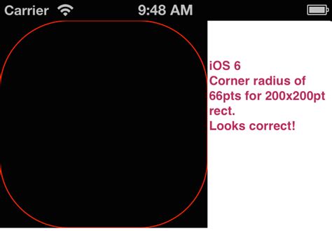 objective c crazy rounded rect uibezierpath behavior on ios 7 what