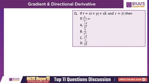 D1 Yt English Vector Calculus Gradient And Directional Derivative Pptx