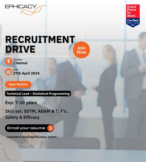 ephicacy on linkedin recruitmentdrive statisticalprogramming