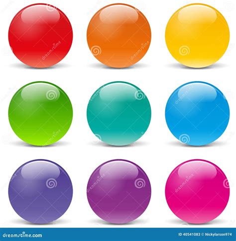 Vector Sphere Icons Stock Vector Illustration Of Buttons 40541083