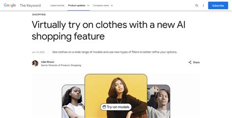 グーグルがオンラインショッピングの検索機能に生成AIを導入消費者が求める服を自動で絞り込み