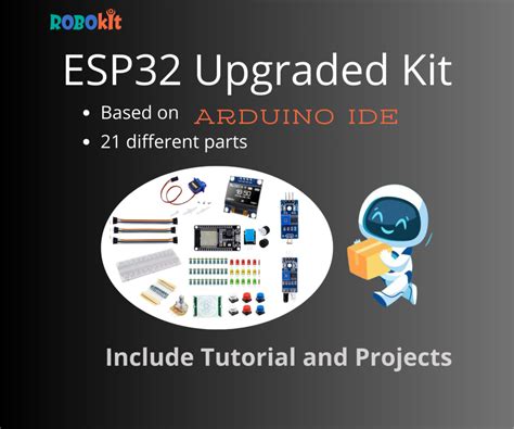 ערכת לימוד Esp32 מתקדמת מדריך בעברית Robokit