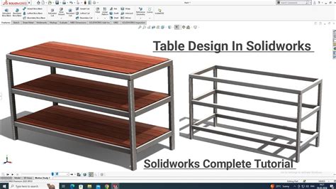 Solidworks Tutorials How To Design Table In Solidworks Part 1 Solidworks Autocad Table