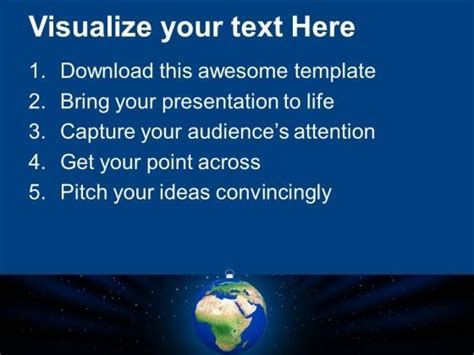 Earth Planet Space Geography Concept PowerPoint Templates Ppt Backgrounds For Slides
