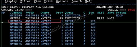 Sdsf Viewing Job Output