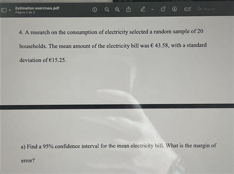Solved Estimation exercises pdfPágina de A research Chegg