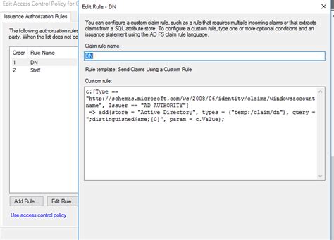 Adfs 40 Third Relying Party Restrict Acces By Ou Microsoft Qanda