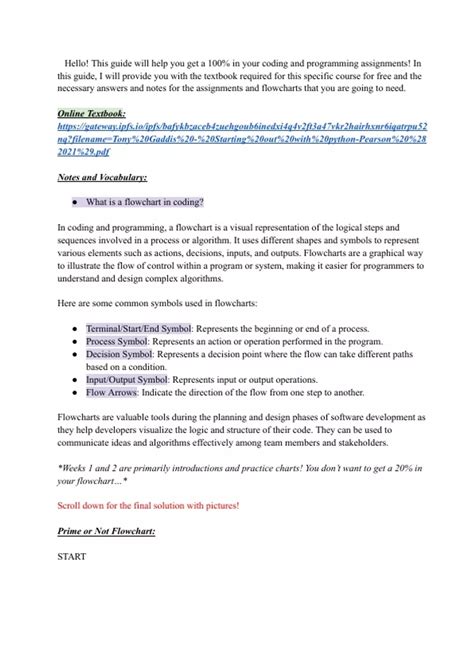Flowchart Notes For Even Or Odd Prime Or Not Numbers Cis 2300