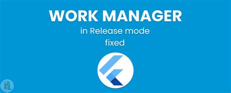 Flutter Workmanager Not Working In Release Mode Working In Debug Mode