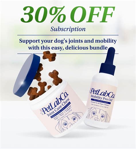 Mobility Bundle Dog Joint And Mobility Supplements Petlab Co