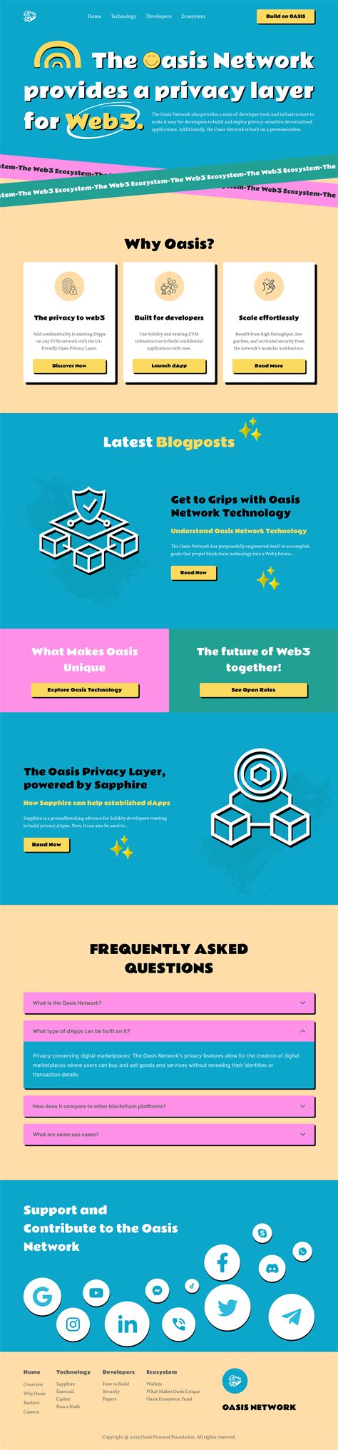 The Web3 Landing Page Redesign On Behance