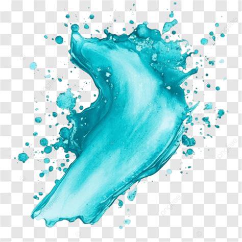 장식용 아쿠아 수채화 스플래시 및 브러시 스트로크 아쿠아 수채화 튀김 Png 일러스트 및 이미지 에 대한 무료 다운로드 Pngtree