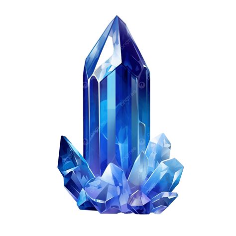 Blue Crystal Png Illustration Beautiful Beauty Blue Crystal Png