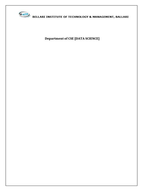 Lab Manual Ml 21cdl66 2025 1 Pdf Machine Learning Applied