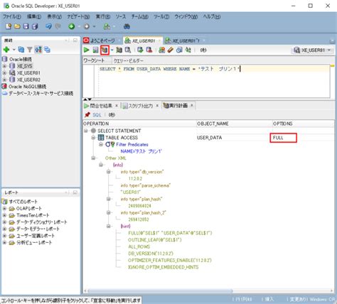 Sql Developerを使ってoracle Dbの実行計画を取得してみた｜itエンジニアとして経験・学習したこと