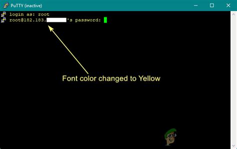 Customise PuTTy Change Background And Font Colors In PuTTy Appuals Com