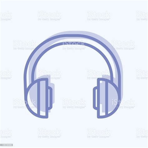 아이콘 음악 재생 음악 기호에 적합합니다 두 가지 톤 스타일 편집 가능한 간단한 디자인 디자인 템플릿 벡터 간단한 기호 그림 Dj에 대한 스톡 벡터 아트 및 기타 이미지