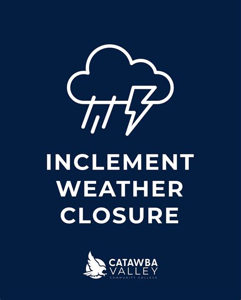 Catawba Valley Community College ‼️🌨️due To Inclement Weather All